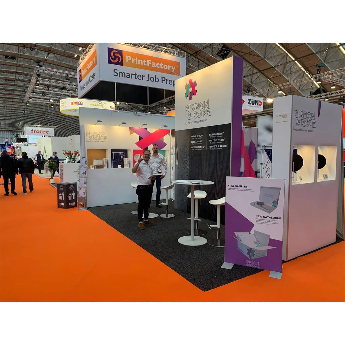 FESPA FAIR 2021 AMSTERDAM - Ribbon & Rope
